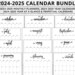 Blank Monthly Calendar With Notes Pdf,colorful Monthly Planner Digital ...