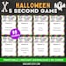 Haloween 5 Second Game,printable Halloween Games for Kids Teens and ...