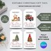 Buy Merry Christmas Gift Tags Sets Editable,santa Gift Tags Editable ...