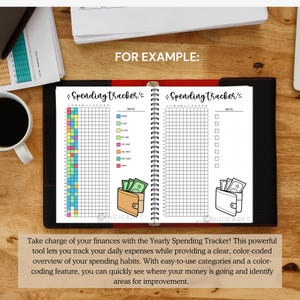 Yearly Spending Tracker Journal Page Printable,daily Expense Log A4 ...