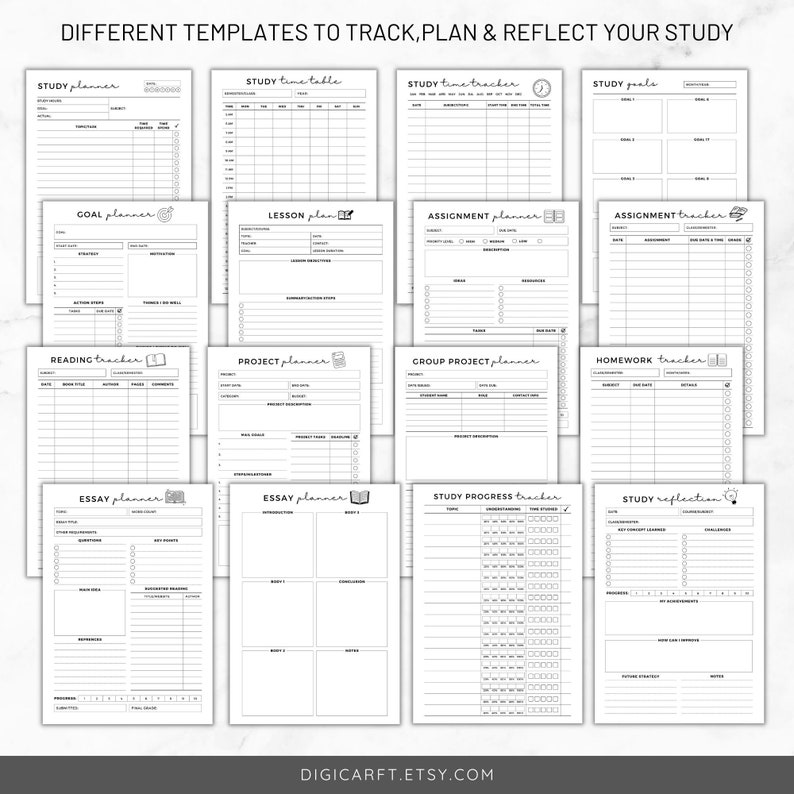 Ultimate Printable Student Planner 2023 2024,college Academic Student ...