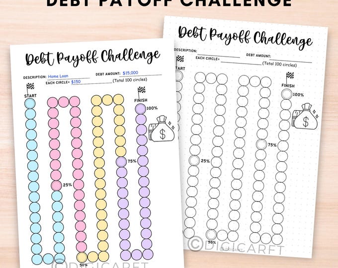 Debt Payoff Planner - Etsy