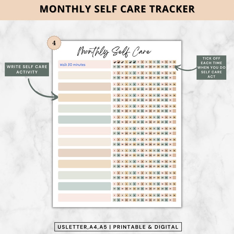 Self Care Checklist Bundle Printabledaily editable Self-care - Etsy Self Care Checklist Bundle Printabledaily editable Self-care - Etsy
