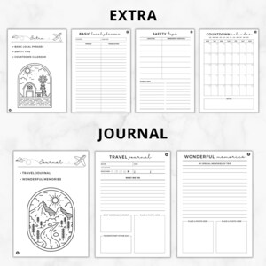 Ultimate Travel Planner Bundle Printable Travel Itinerary Printable ...