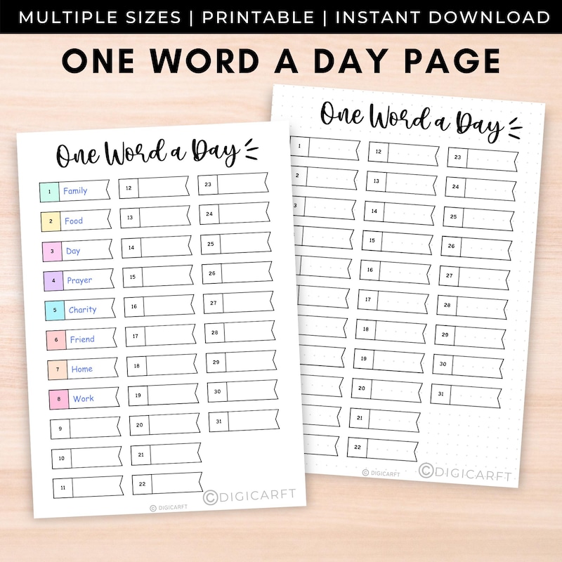 One Little Word - Etsy