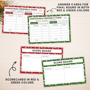 Christmas Friendly Feud Game Printable,christmas Family Feud Quiz ...