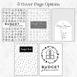 Printable Budget Planner Bundle: Minimalist Finance Journal (digital ...