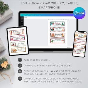 Editable Christmas Coupons for Kids Uk,christmas Coupon Book,christmas ...