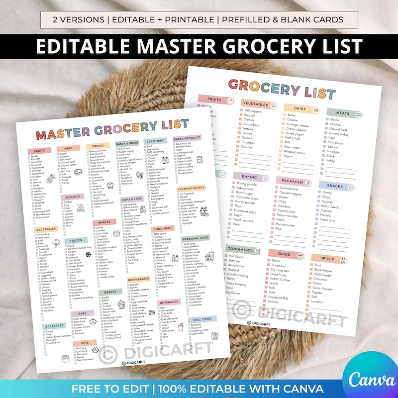 Grocery Coupons for Food - Etsy