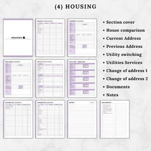 PCS Binder Printable,pcs Checklist, Military Move Planner, Military ...