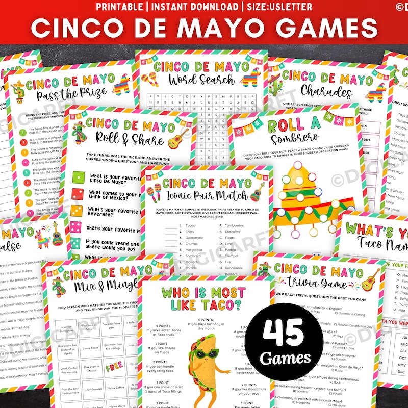 Cinco De Mayo Icebreakers - Etsy