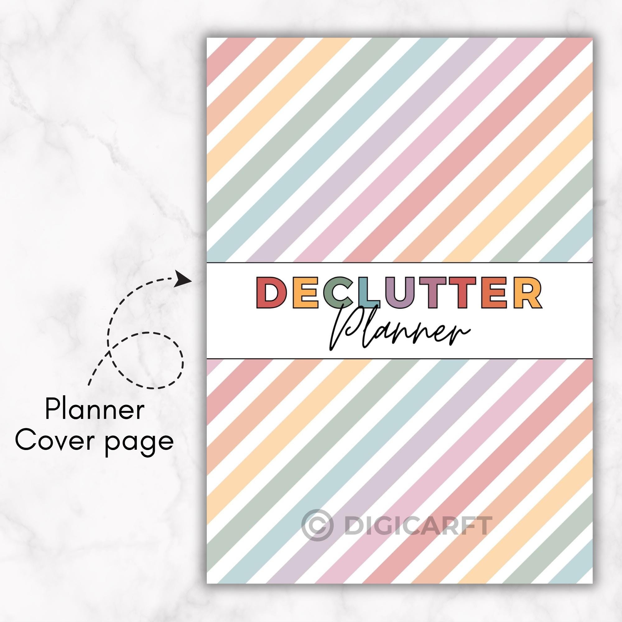 30 Days Declutter Challenge Planner Printable,konmari Decluttering ...