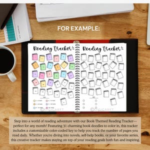 Monthly Reading Tracker Printable,daily Reading Habit Tracker Log ...