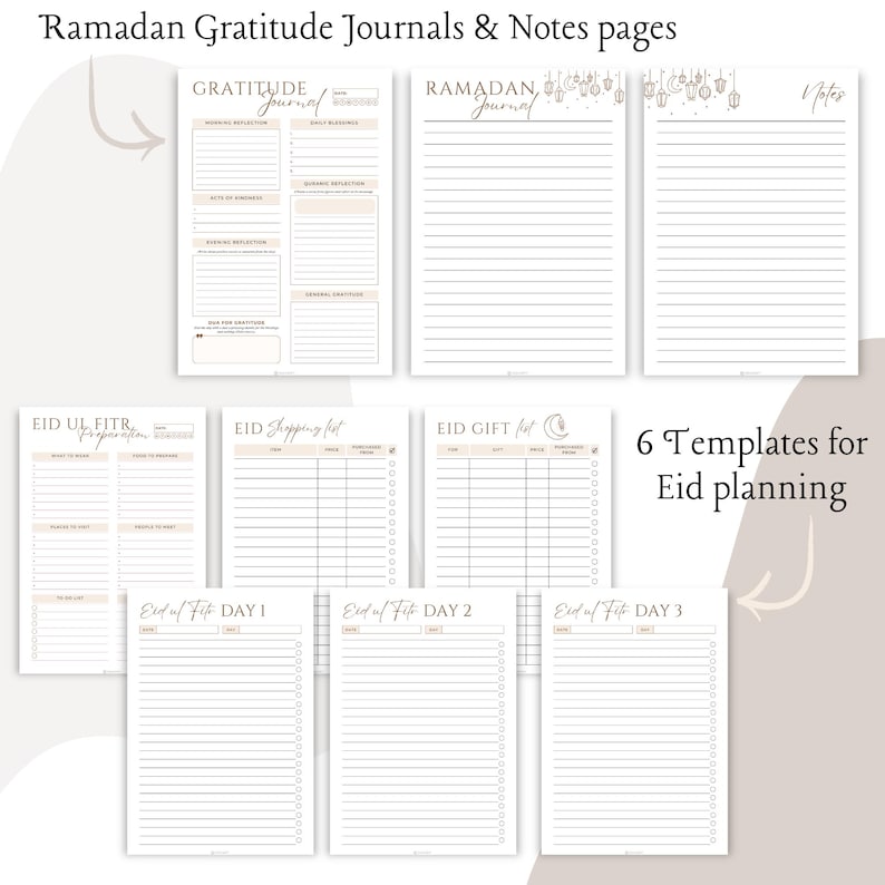 Ramadan Planner Bundle Printable,ramadan Planner 2025,ramadan Planner ...