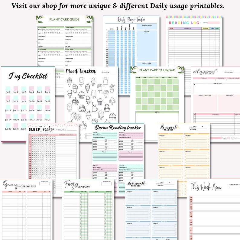 Salah Tracker Printable Muslim Prayer Tracker Monthly Daily - Etsy Finland