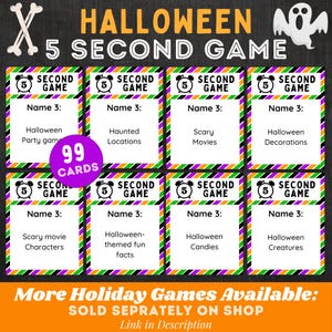 Halloween Friendly Feud Game Printable,family Feud Game,office Party ...