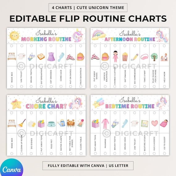 Cuadro De Rutina Diaria DAILY ROUTINES EXAMPLES!!!