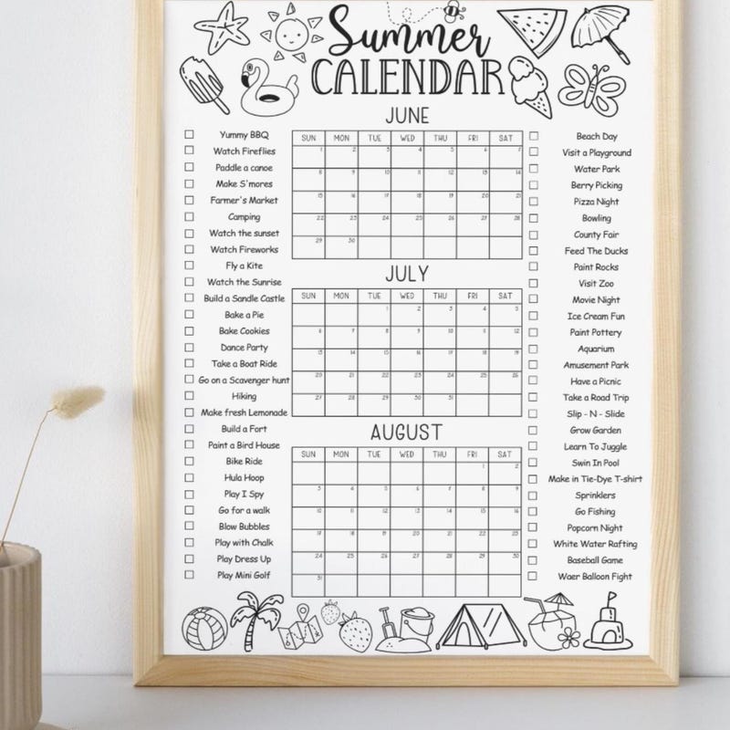 Summer of Fun Poster - Etsy