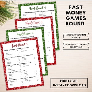 Christmas Friendly Feud Game Printable,christmas Family Feud Quiz ...