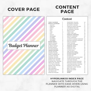 Rainbow Budget Finance Planner Bundle Printable,digital Finance Journal ...