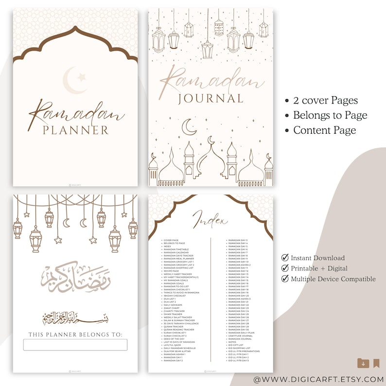 Ramadan Planner Bundle Printable,ramadan Planner 2025,ramadan Planner ...