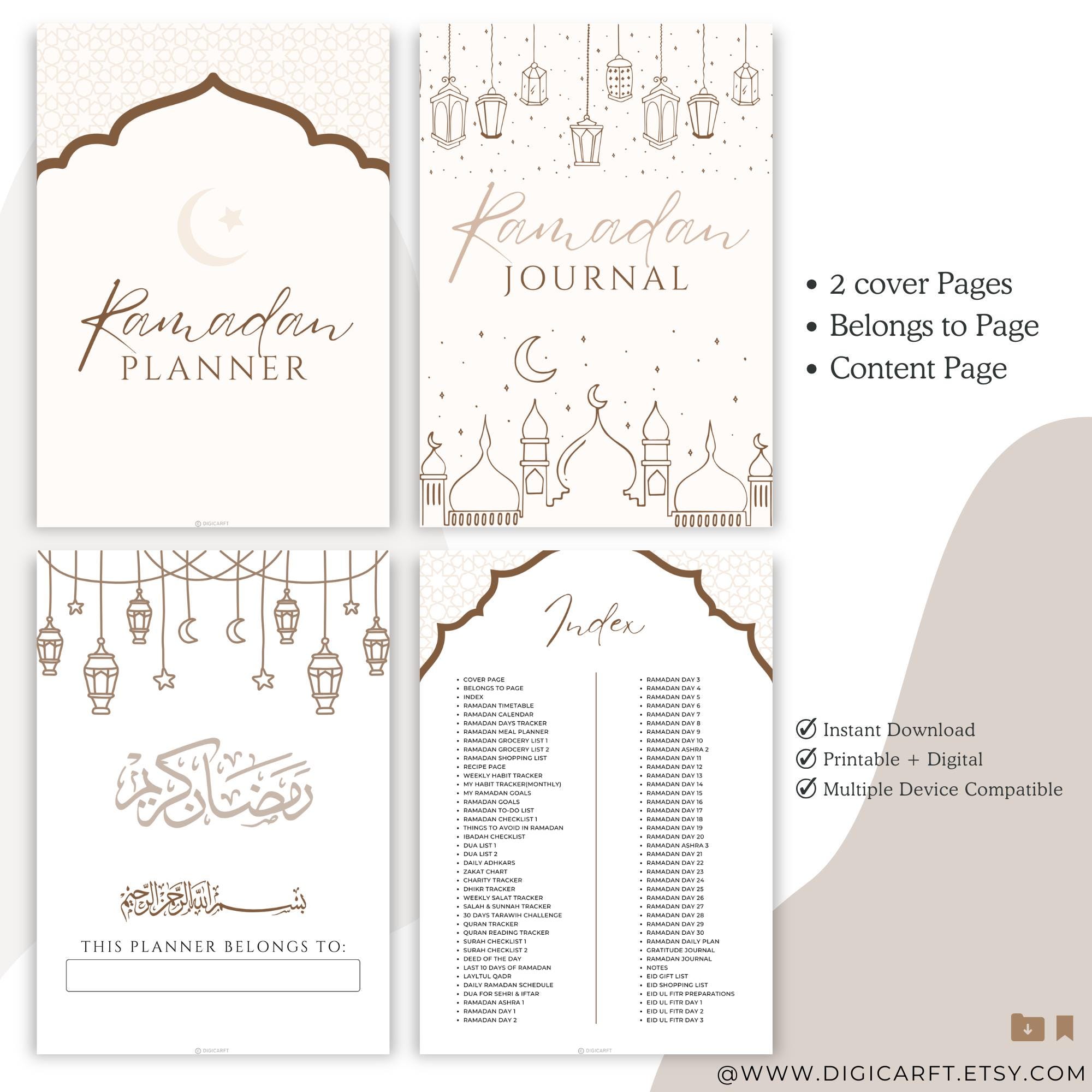 Ramadan Planner Bundle Printable,ramadan Planner 2025,ramadan Planner ...