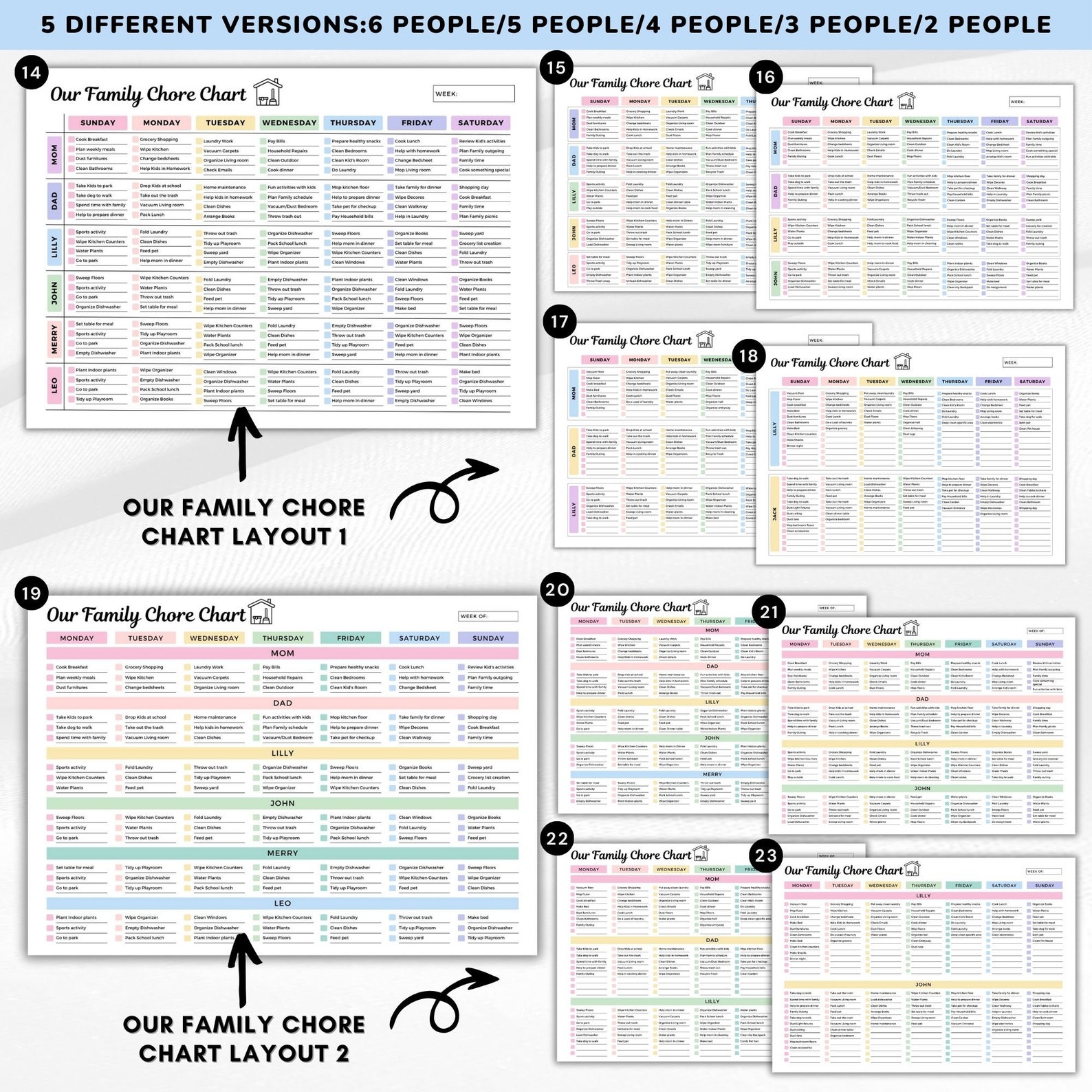 Ultimate Cleaning Schedule Bundle Editable,cleaning Planner Bundle A4 ...