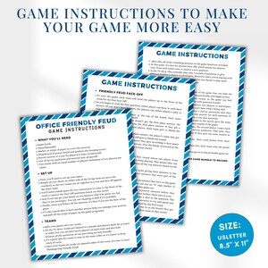 Office Friendly Feud Game,team Feud Game,group Party Games for Office ...