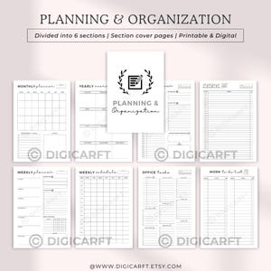 Office Tasks Planner Set,office Task List Printable,office Organization ...