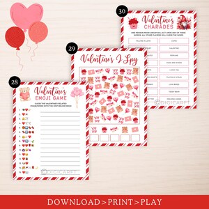 Valentine Day Games Bundle Printable,valentine Trivia,romantic ...