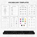 Language Learning Planner Printable,language Study Notebook,vocabulary ...