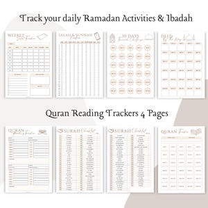 Ramadan Planner Bundle Printable,ramadan Planner 2025,ramadan Planner ...