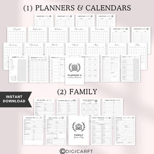 Home Management Binder Printable,ultimate Life Planner Bundle 2025,the ...