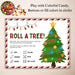 Roll a Christmas Tree Game Printable,family Christmas Party Game for ...