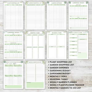 Gardening Planner Printable Pdf,garden Planner Journal Digital,indoor ...