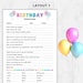 Printable Birthday Interview Kids Birthday Interview Form Printable ...