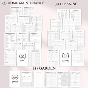 Home Management Binder Printable,ultimate Life Planner Bundle 2025,the ...