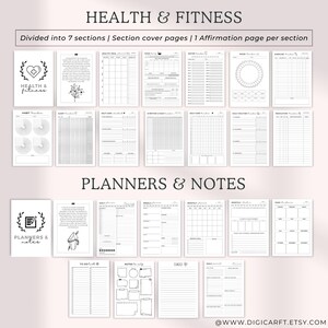 Mental Health Journal Bundle Printable,digital Mentalhealth Planner ...