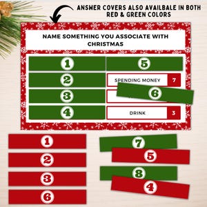 Christmas Friendly Feud Game Printable,christmas Family Feud Quiz ...