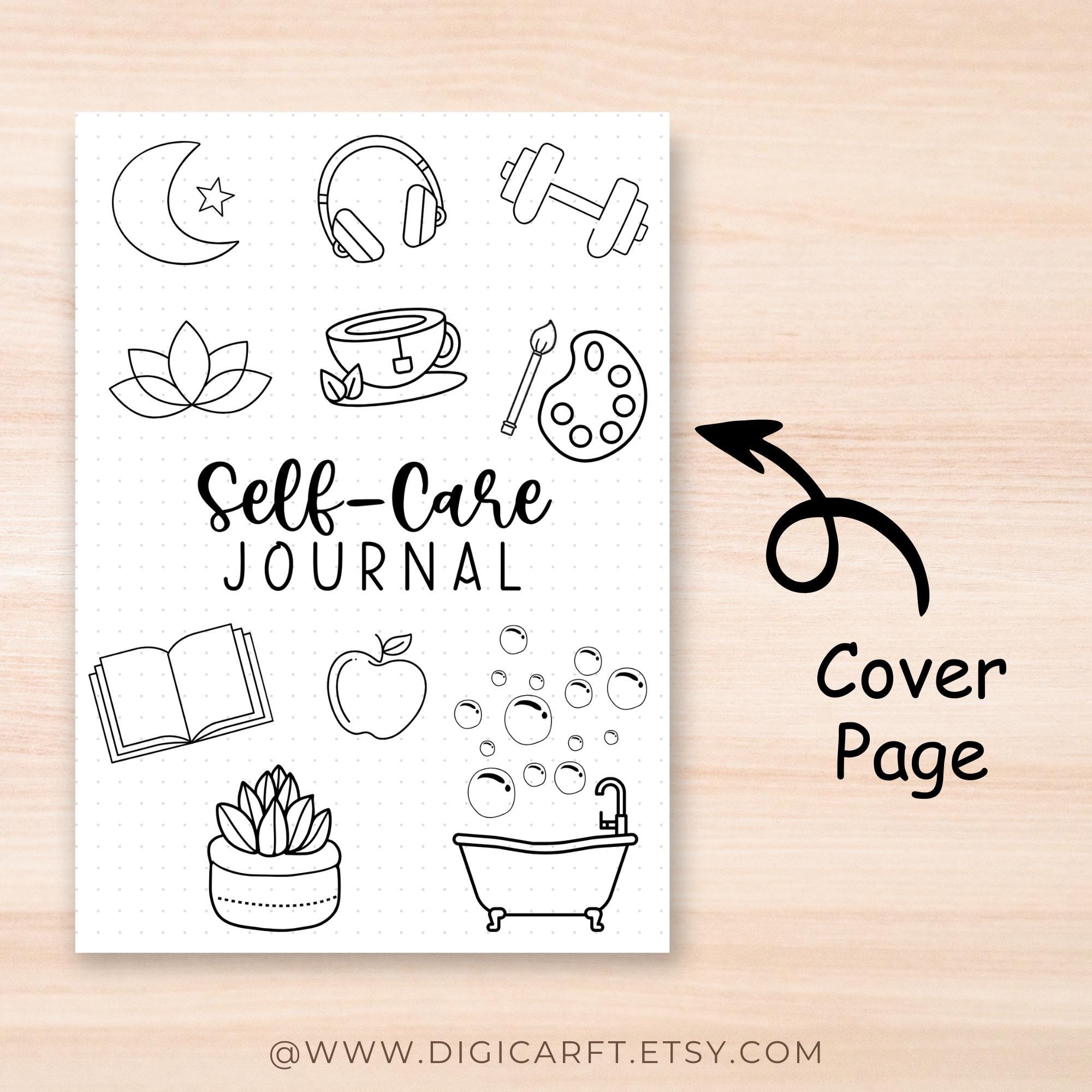 Self Care Journal Printable,self Care Checklist,daily Monthly Self Care ...