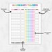 Editable Allowance Tracker for Kids,printable Allowance Chore Chart ...