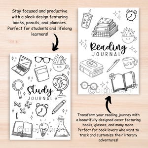 Journal Cover Page Kit,digital Planner Cover to Color in Page,fitness ...