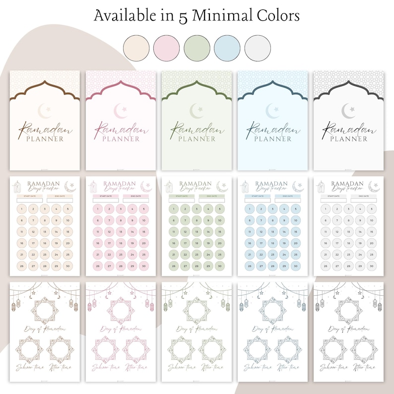 Ramadan Planner Bundle Printable,ramadan Planner 2025,ramadan Planner ...