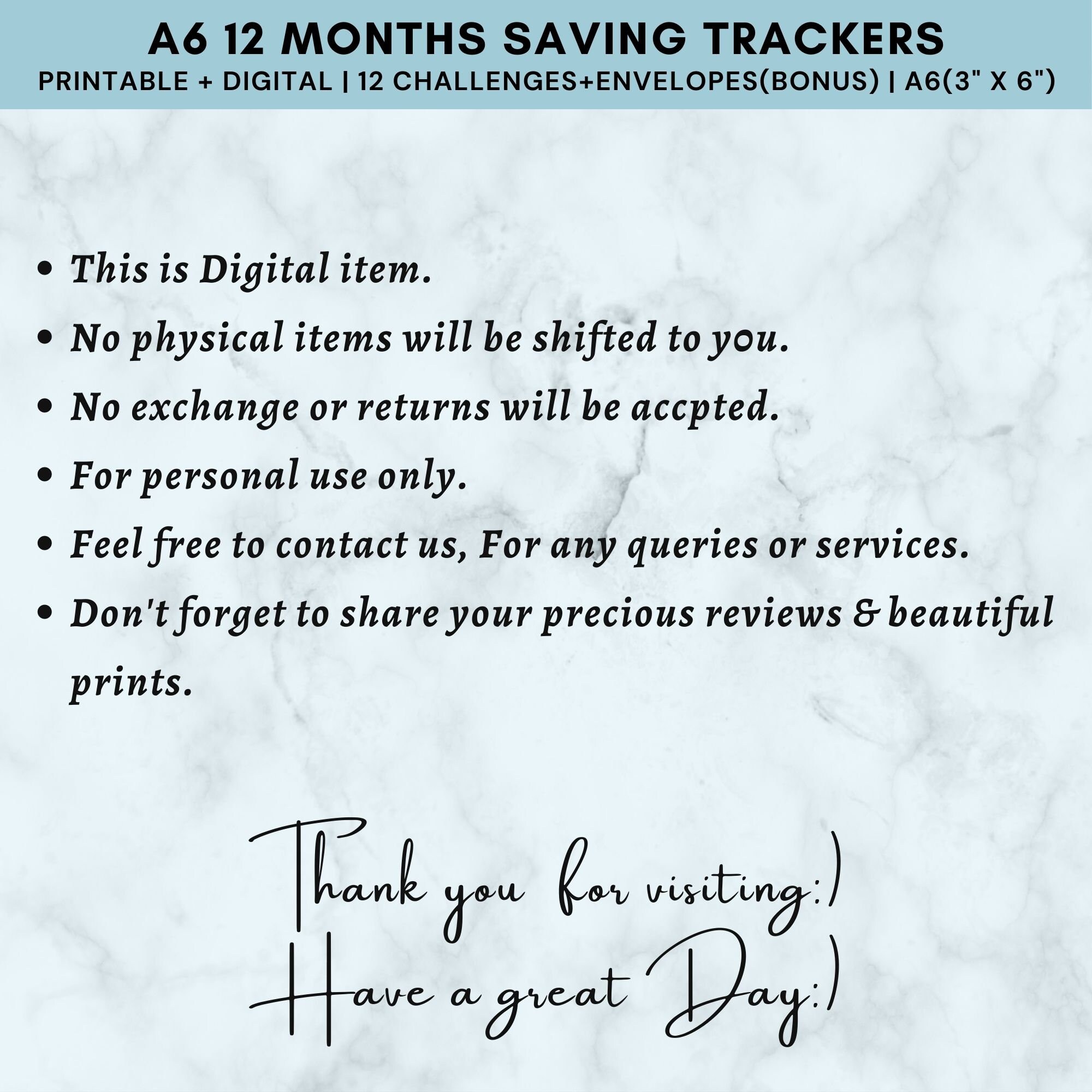12 Month Savings Challenge Trackersa6 Savings Challenge - Etsy