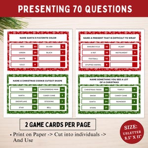 Christmas Friendly Feud Game Printable,christmas Family Feud Quiz ...