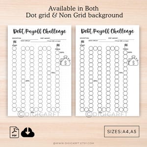 Debt Payoff Challenge Tracker Printable,debt Payment Planner,budget ...