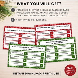 Christmas Friendly Feud Game Printable,christmas Family Feud Quiz ...
