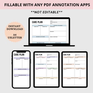 Nursing Care Plans Printable,nurse Care Plan Template,printable Nursing ...