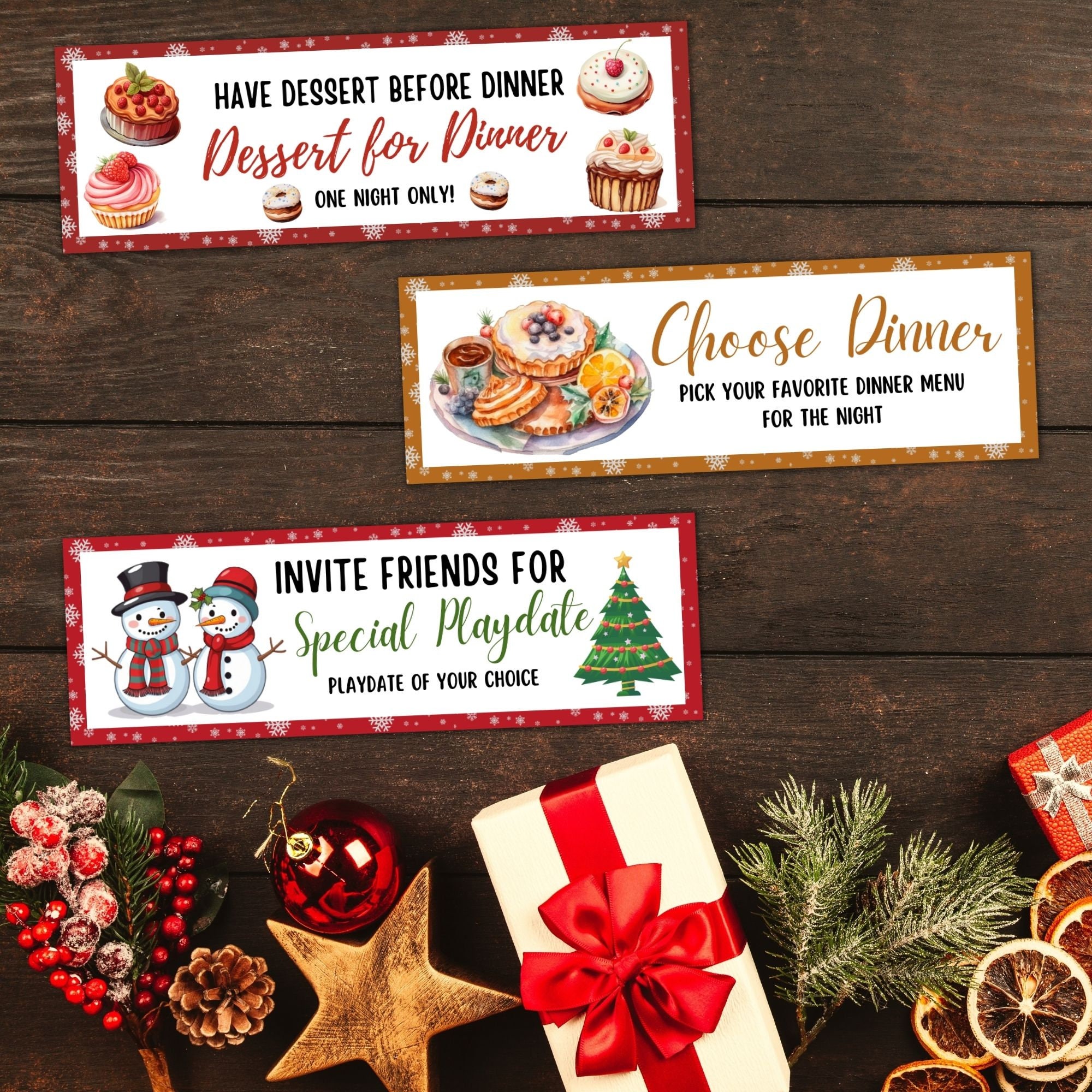 Editable Christmas Coupons for Kids Uk,christmas Coupon Book,christmas ...