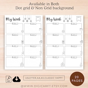 Winter Journal Bundle Printable,winter Planner Kit,winter Bucket List ...